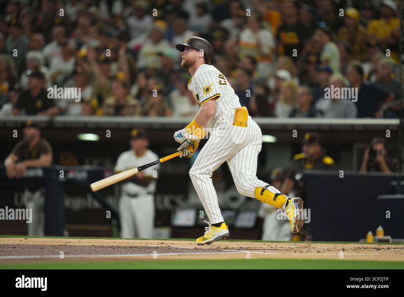 San Diego Padres' Jake Cronenworth batting during the second inning of ...