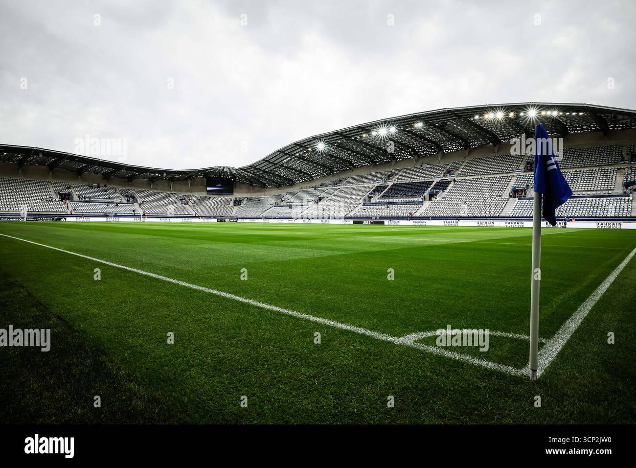 General view during the French championship Ligue 1 football match ...