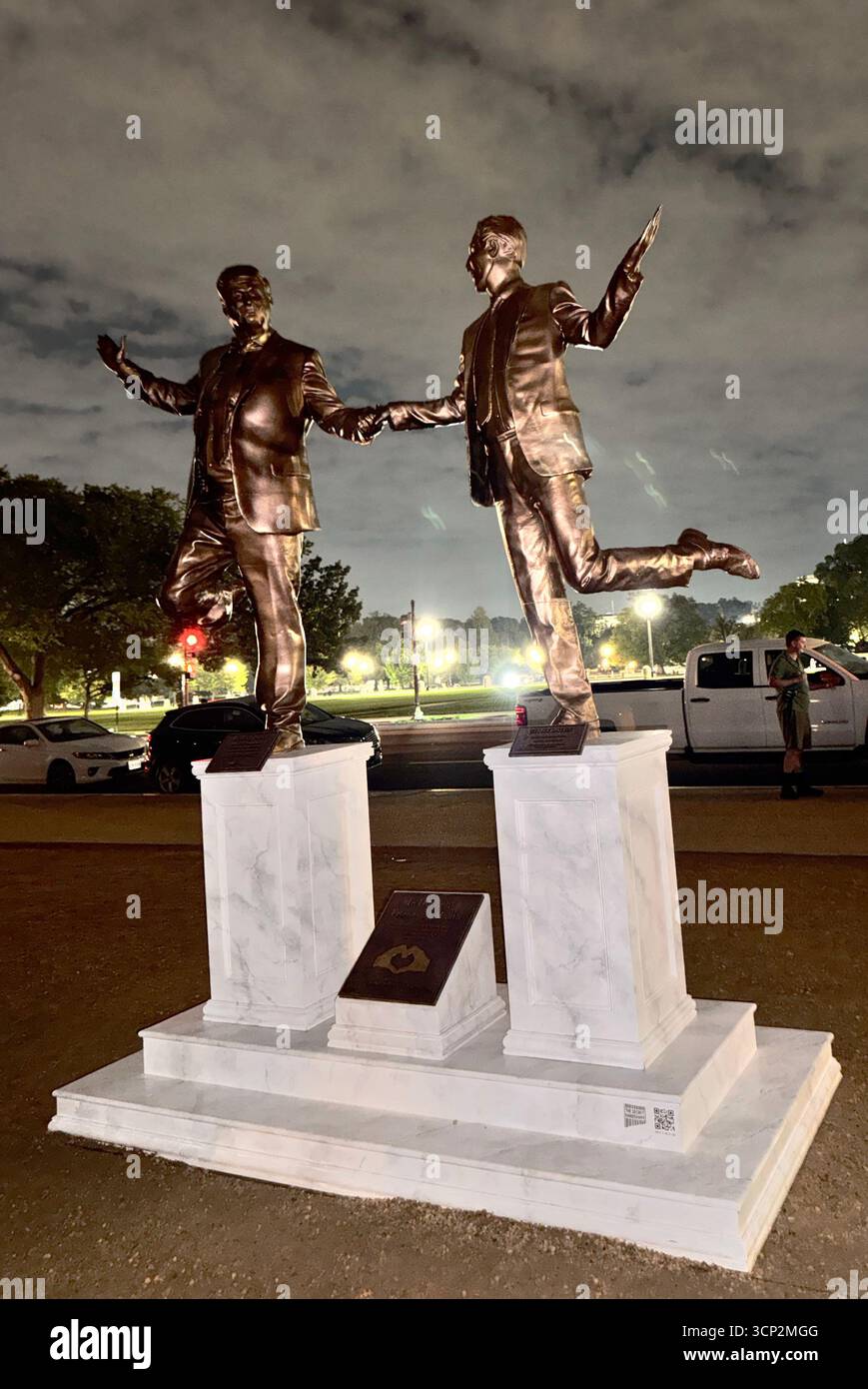 WASHINGTON, D.C. - SEPTEMBER 23: View of a statue of Donald Trump and ...