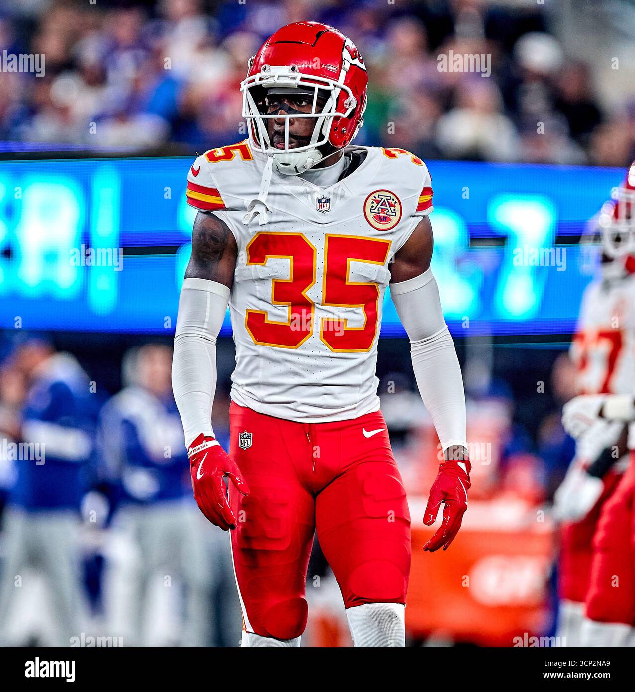 Kansas City Chiefs cornerback Jaylen Watson (35) against the New York ...