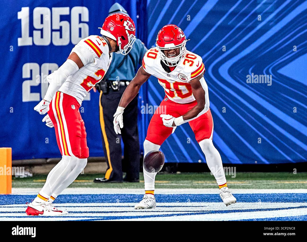 Kansas City Chiefs cornerback Christian Roland-Wallace (30) celebrates ...