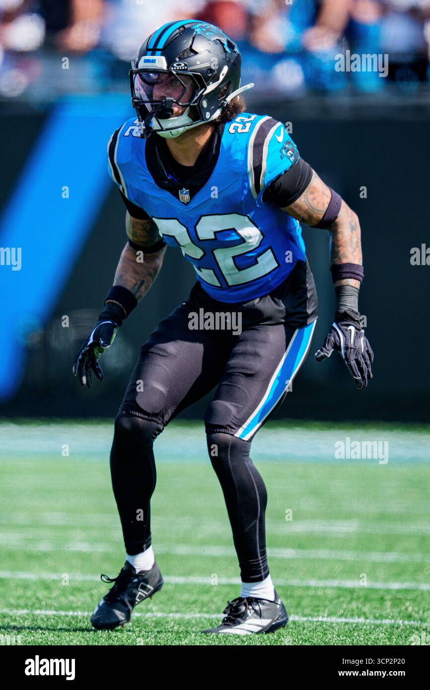 Carolina Panthers safety Lathan Ransom (22) plays during an NFL ...