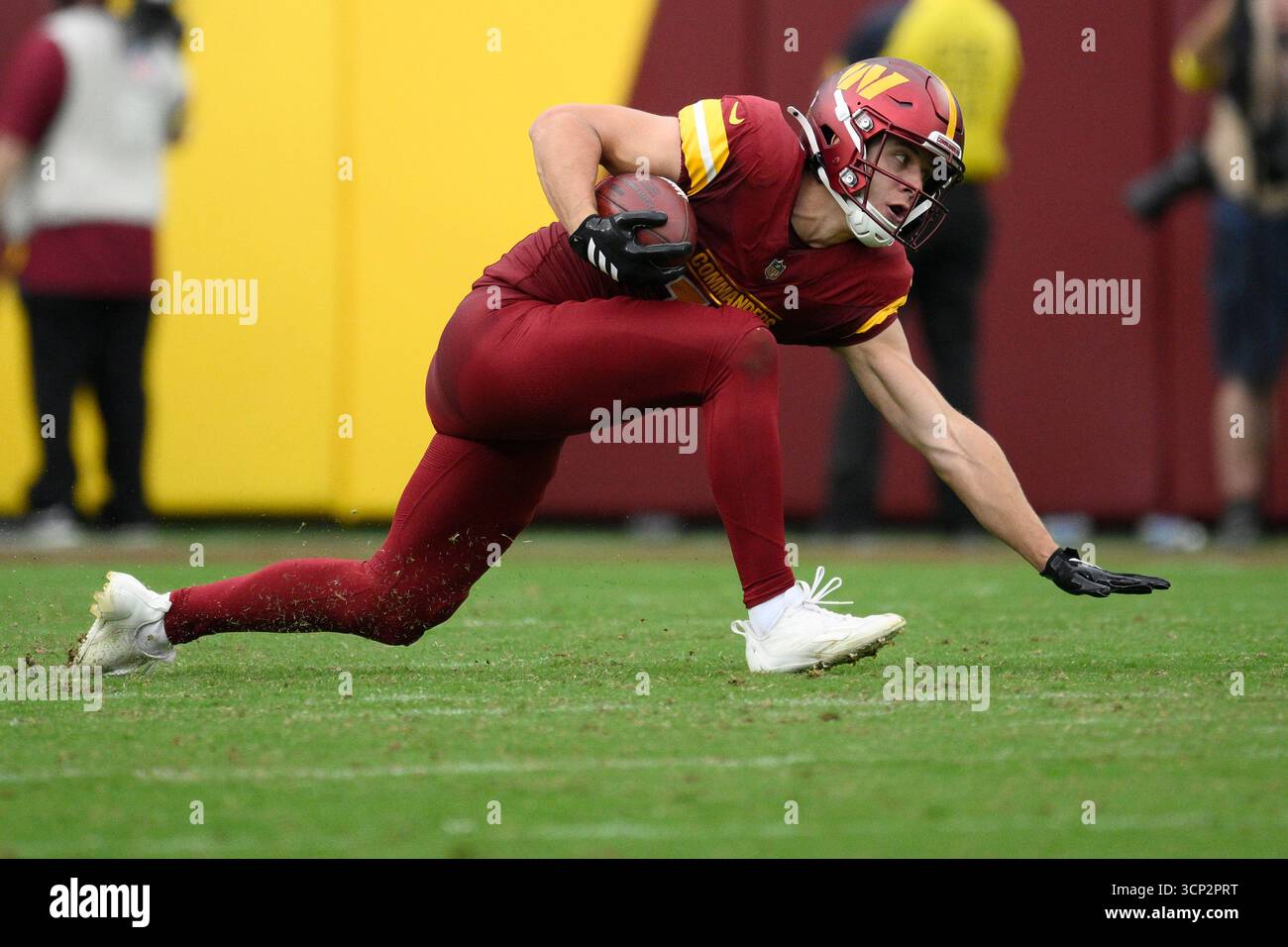 Washington Commanders wide receiver Luke McCaffrey (11) in action ...
