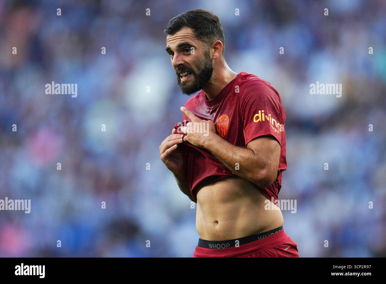 Luis Rioja of Valencia CF during the La Liga EA Sports match between ...