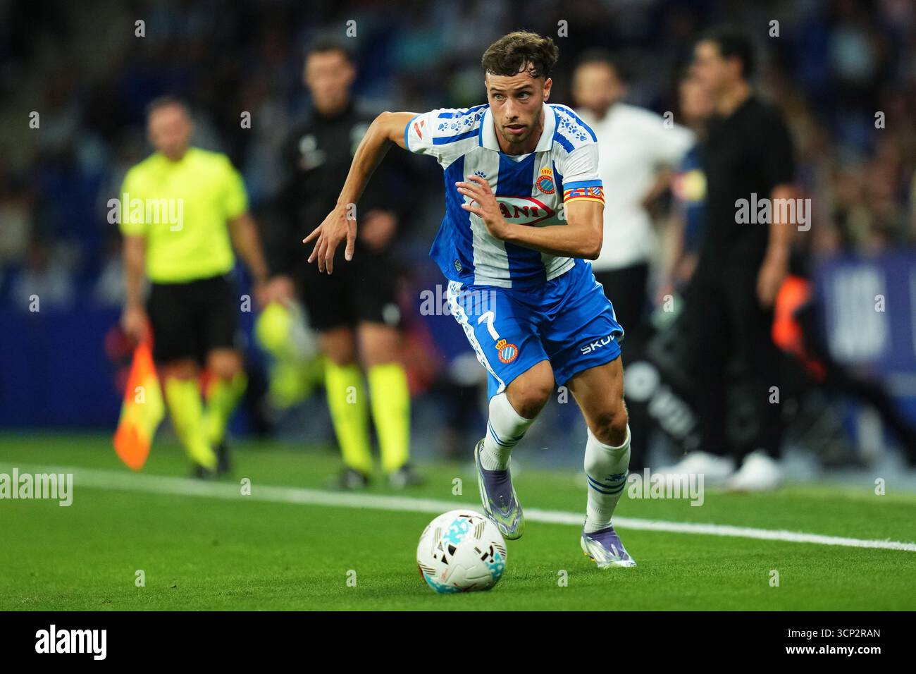 Javi Puado of RCD Espanyol during the La Liga EA Sports match between ...