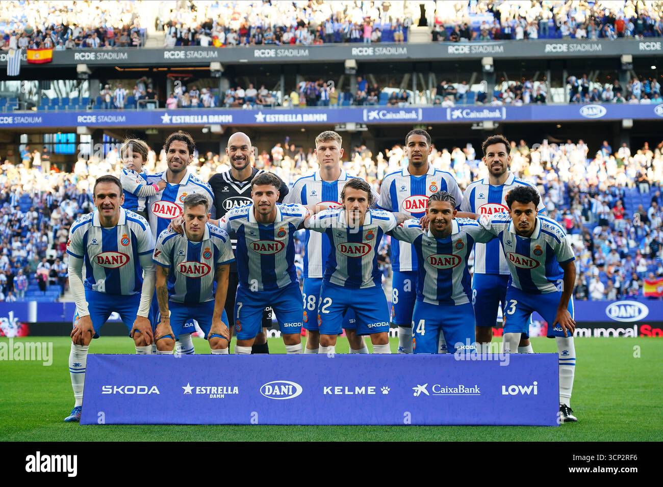 RCD Espanyol team group during the La Liga EA Sports match between RCD ...