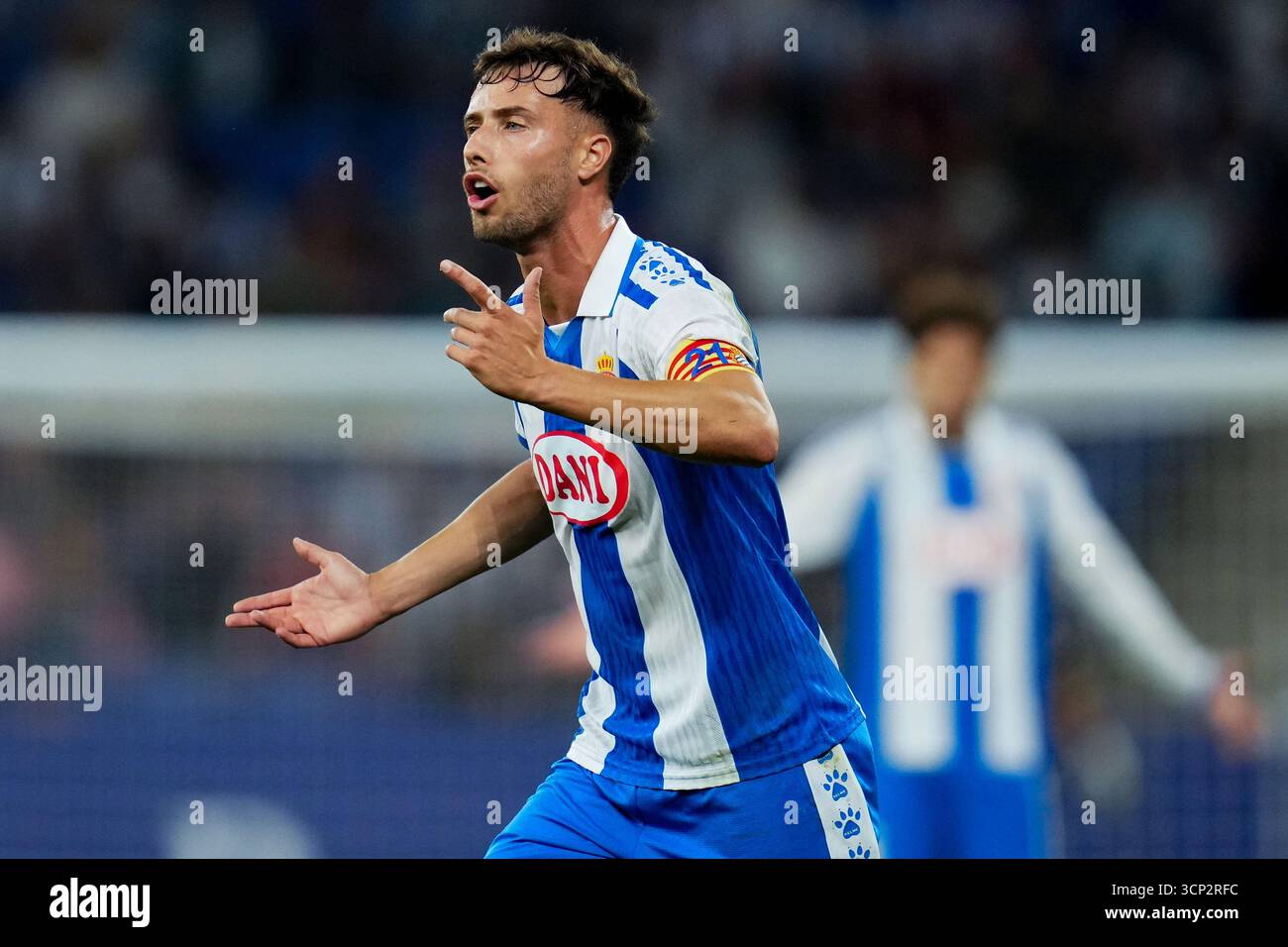 Javi Puado of RCD Espanyol during the La Liga EA Sports match between ...