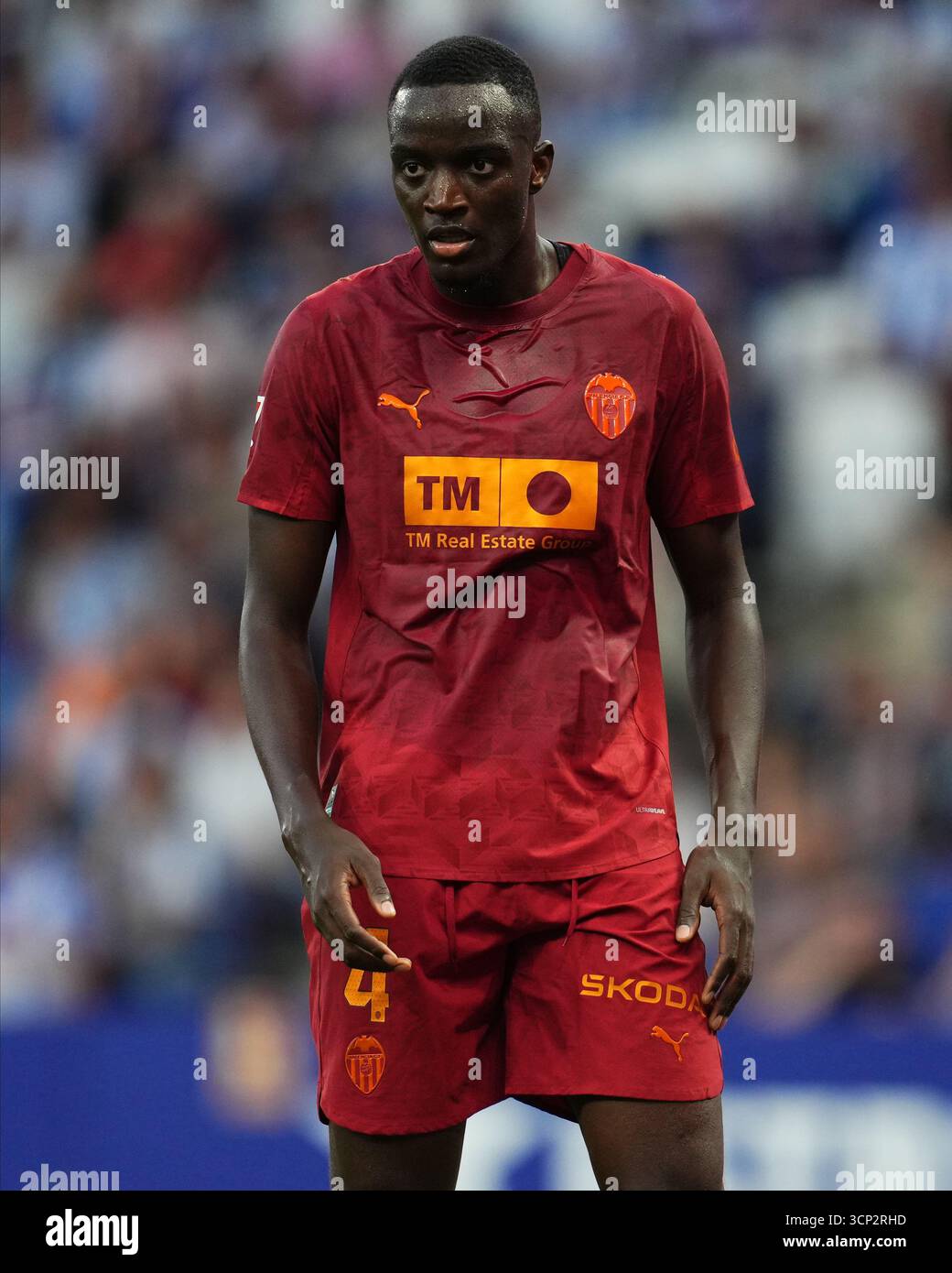 Mouctar Diakhaby of Valencia CF during the La Liga EA Sports match ...