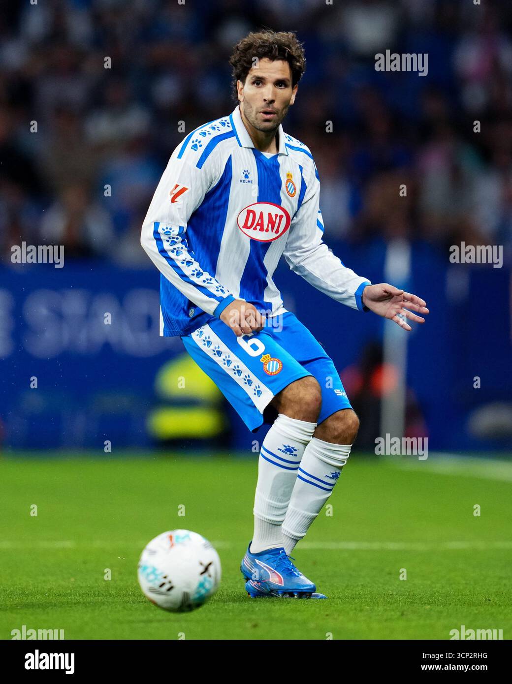 Leandro Cabrera of RCD Espanyol during the La Liga EA Sports match ...