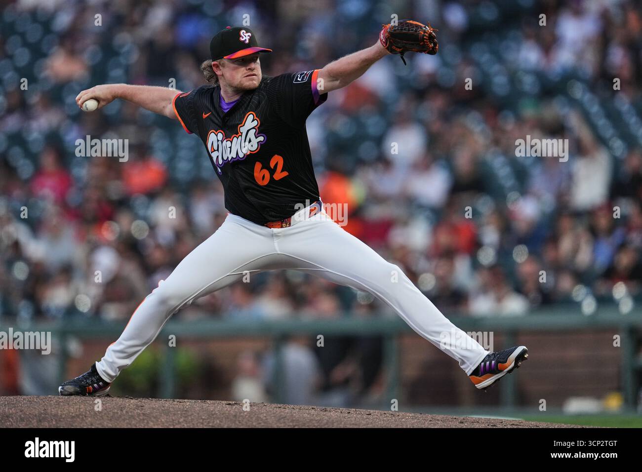 San Francisco Giants pitcher Logan Webb throws to a St. Louis Cardinals ...