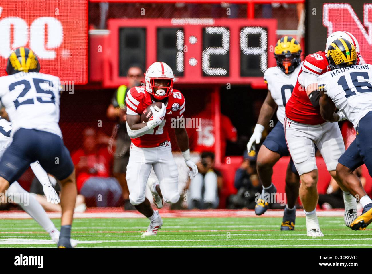 September 20, 2025 Lincoln, NE. U.S. - Nebraska Cornhuskers running ...