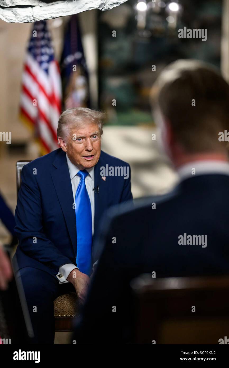 President Donald J. Trump sat for an interview with Fox News’ Peter ...