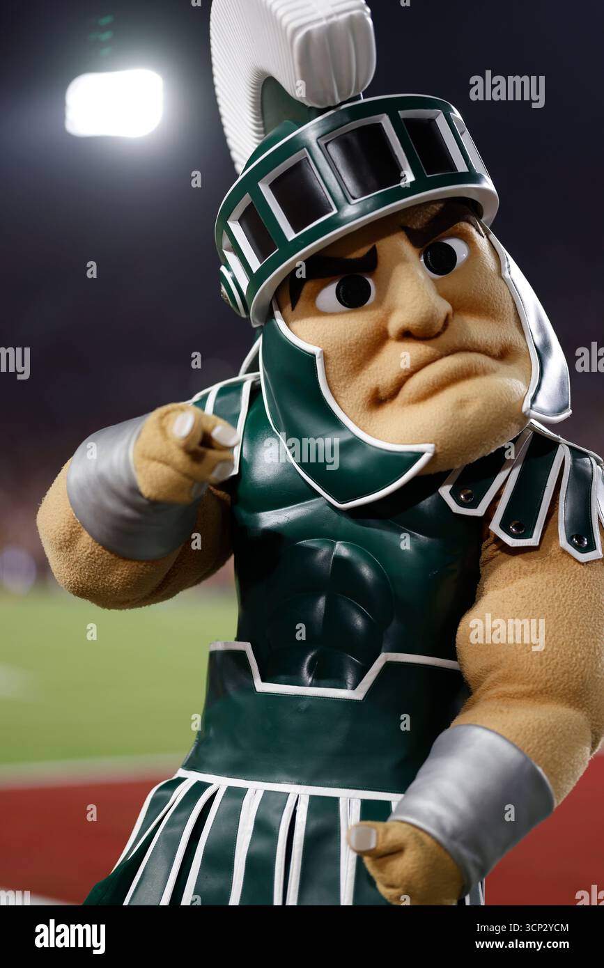 September 20, 2025 Michigan State Spartans mascot Sparty during the ...