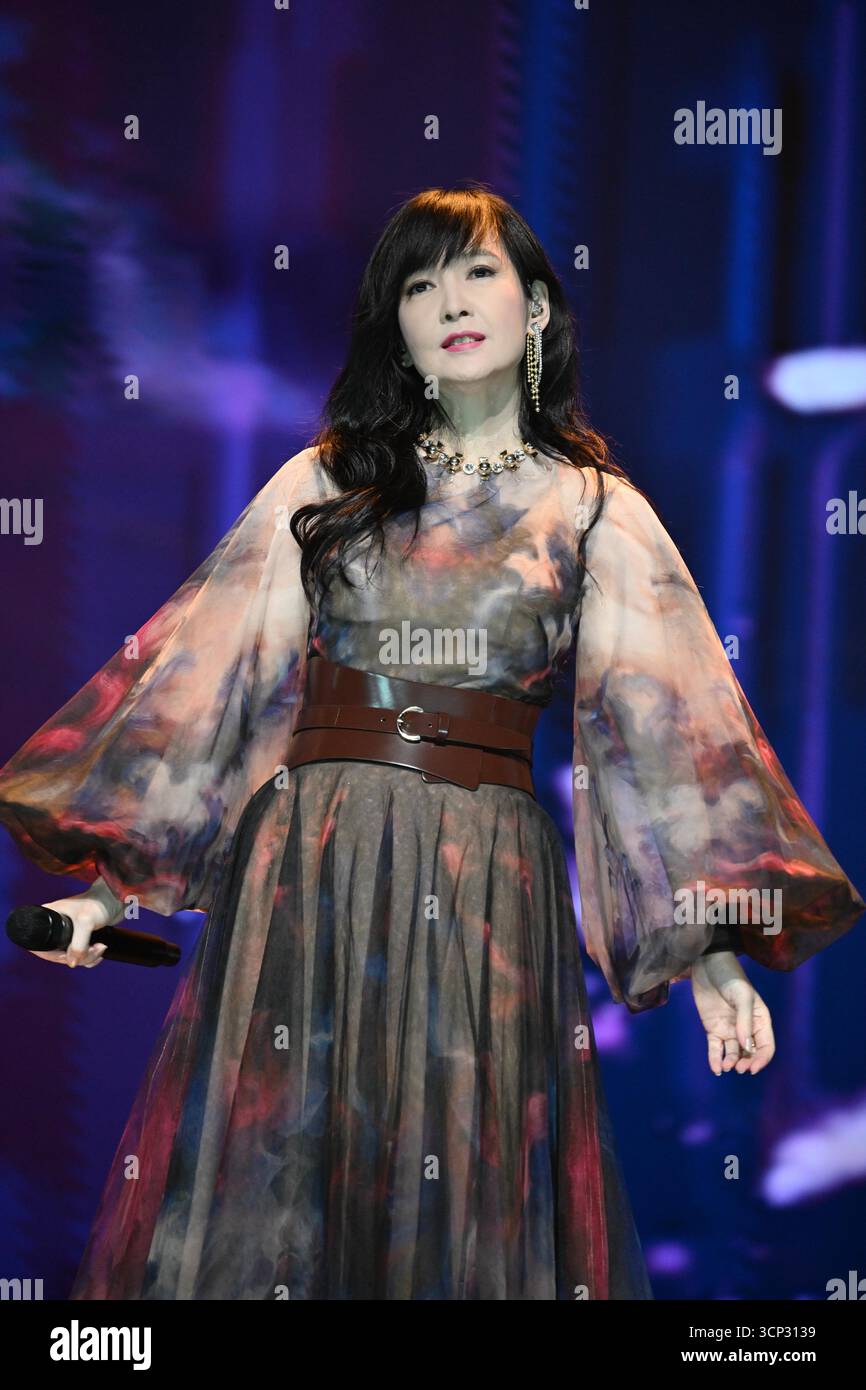 Hong Kong-based Cantopop singer-songwriter and actress Vivian Chow ...