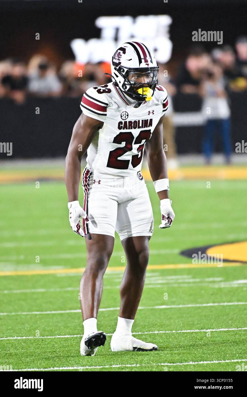 COLUMBIA, MO - SEPTEMBER 20: South Carolina Gamecocks defensive back ...