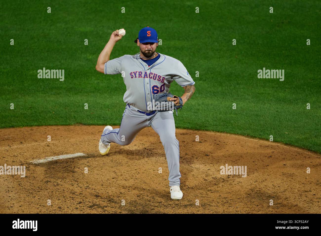 Syracuse Mets pitcher Alex Carrillo (60) during an MiLB International ...