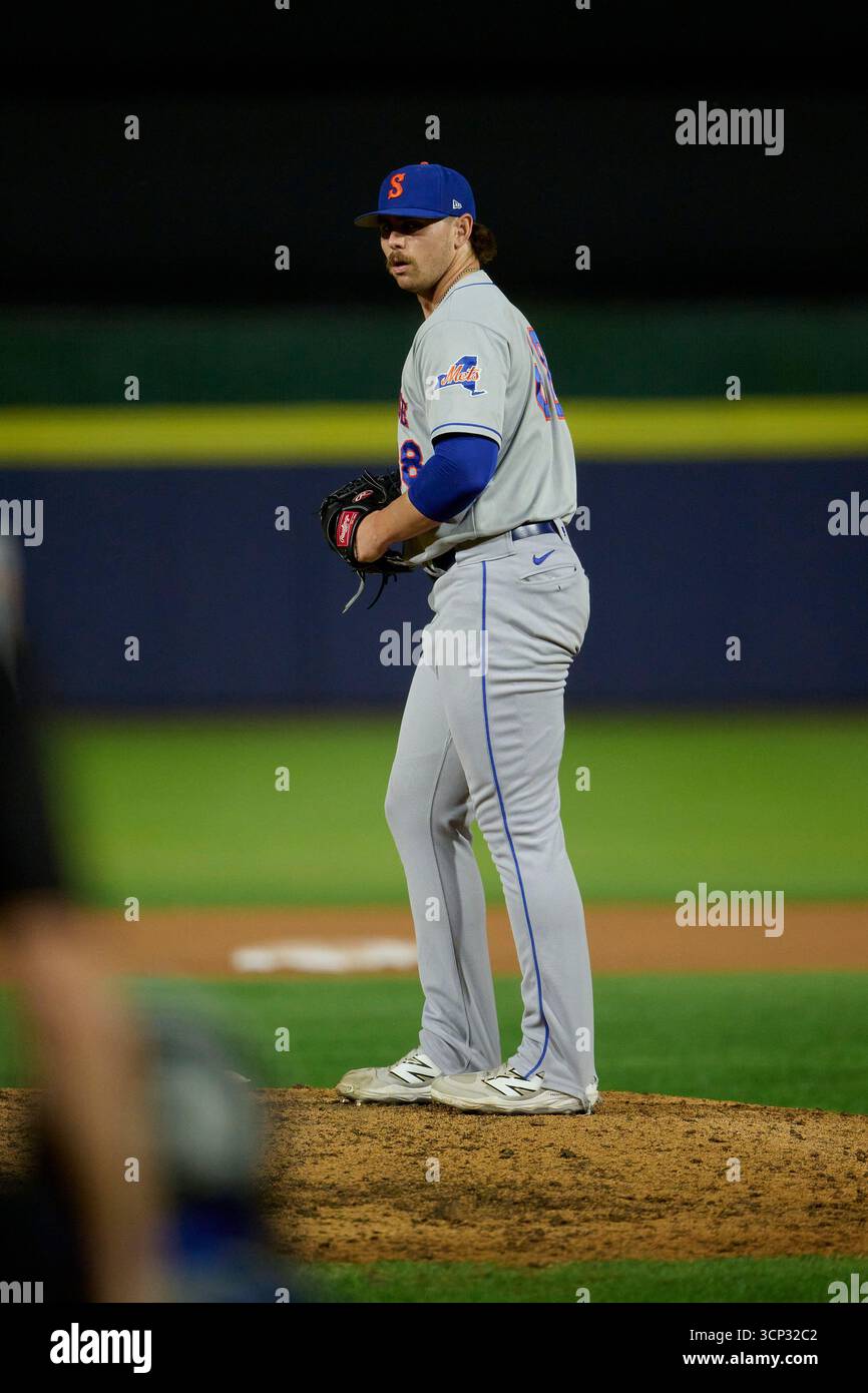 Syracuse Mets pitcher Dylan Ross (68) during an MiLB International ...