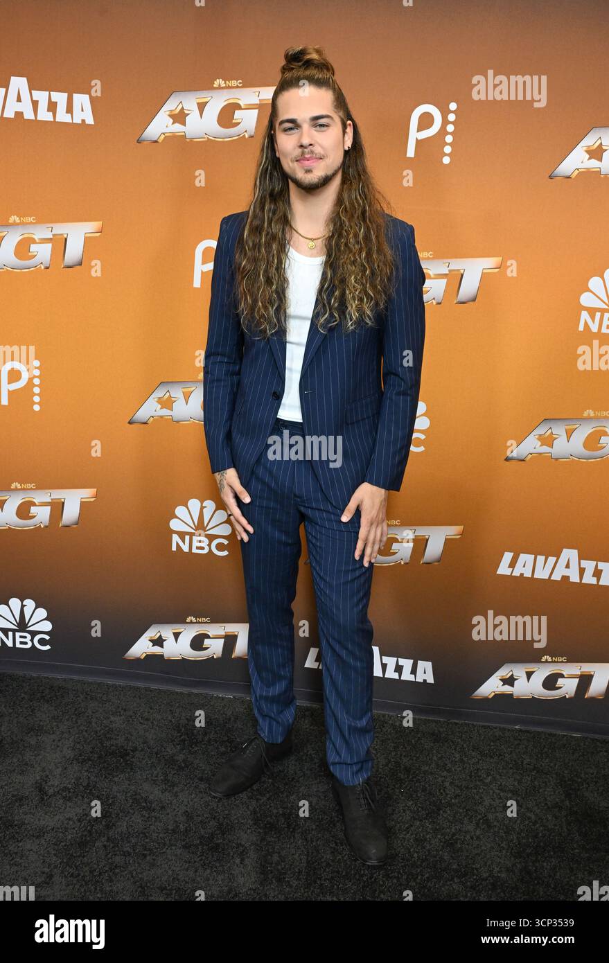 Jourdan Blue backstage at ‘America’s Got Talent’ Season 20 - Final ...