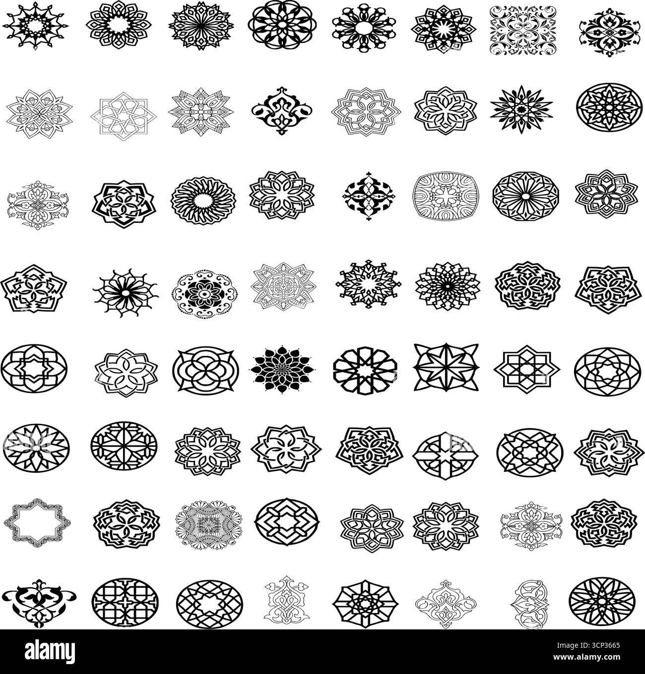 Circle Icons Big Bundle EPS Vector – Black Editable Scalable Shape Art ...