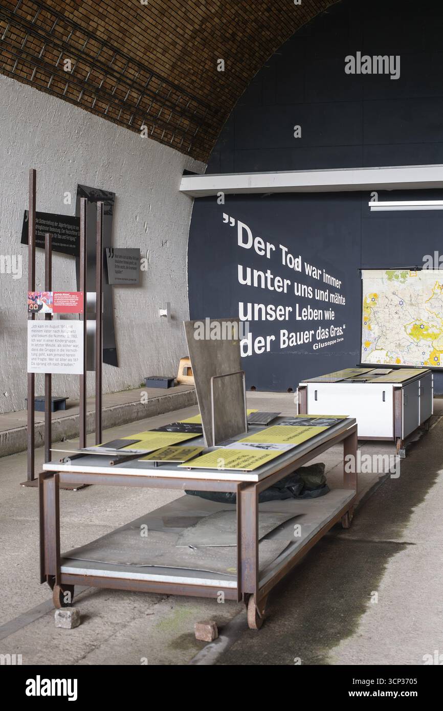 Documentation centre in the old Engelberg tunnel, first motorway tunnel ...