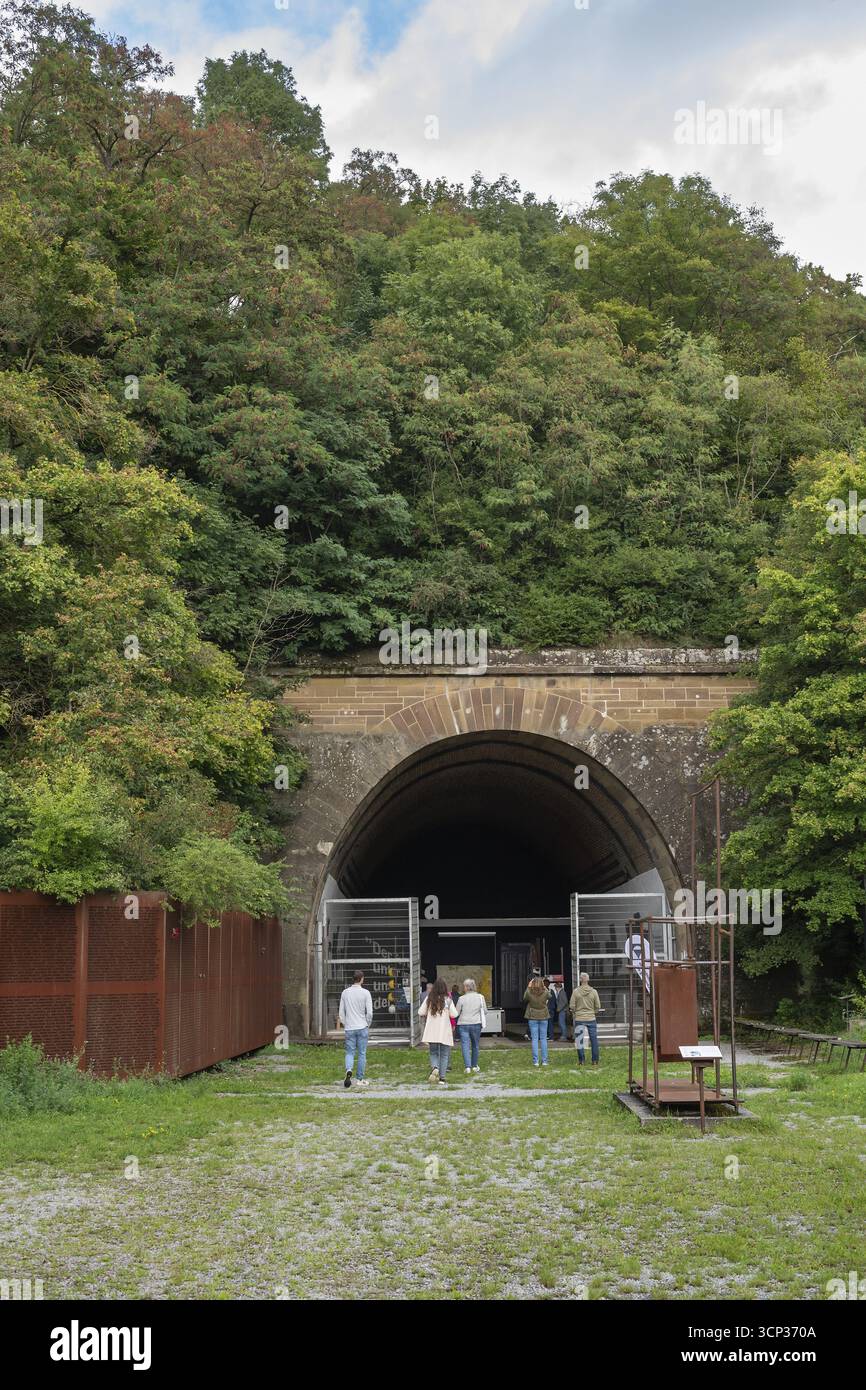Entrance to the Old Engelberg Tunnel, first motorway tunnel in Germany ...