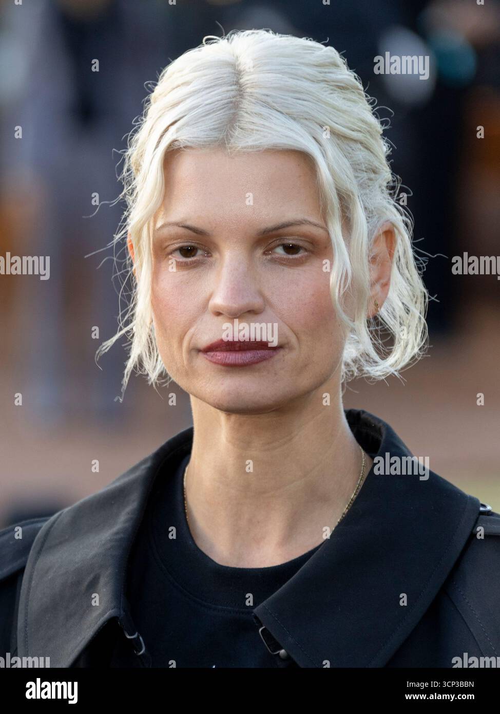22 Sep 2025, London, England, UK - Pixie Geldof attending Burberry SS26 ...