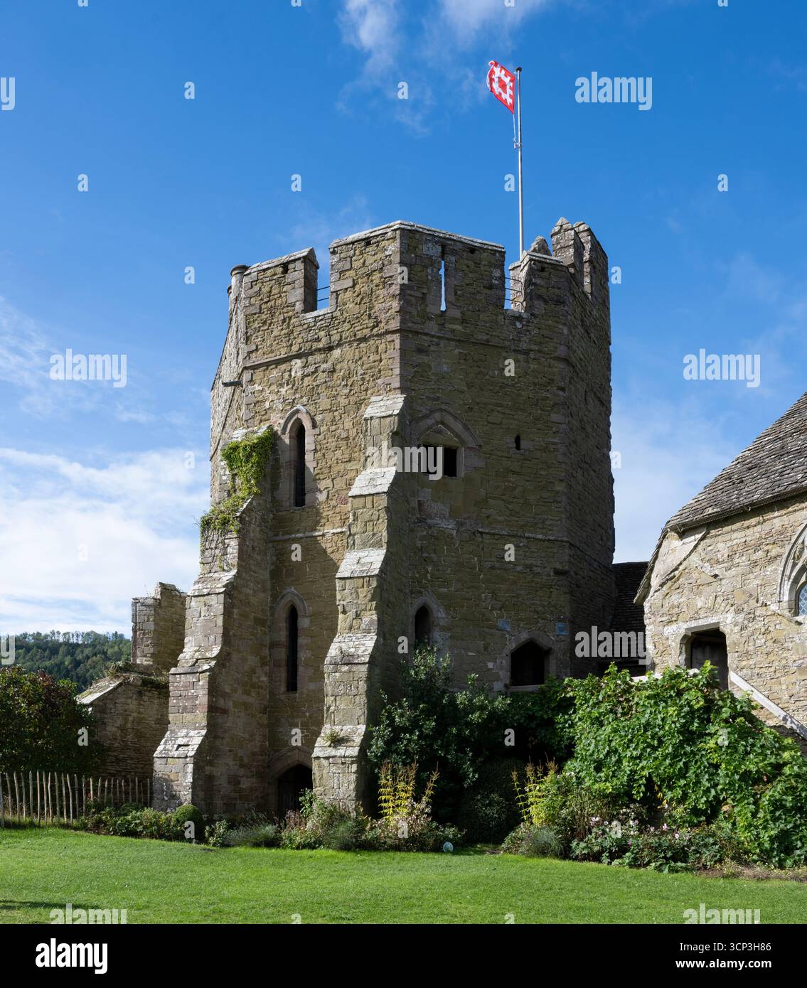Stokesay Castle - fortified manor house - Stokesay, Shropshire, England ...