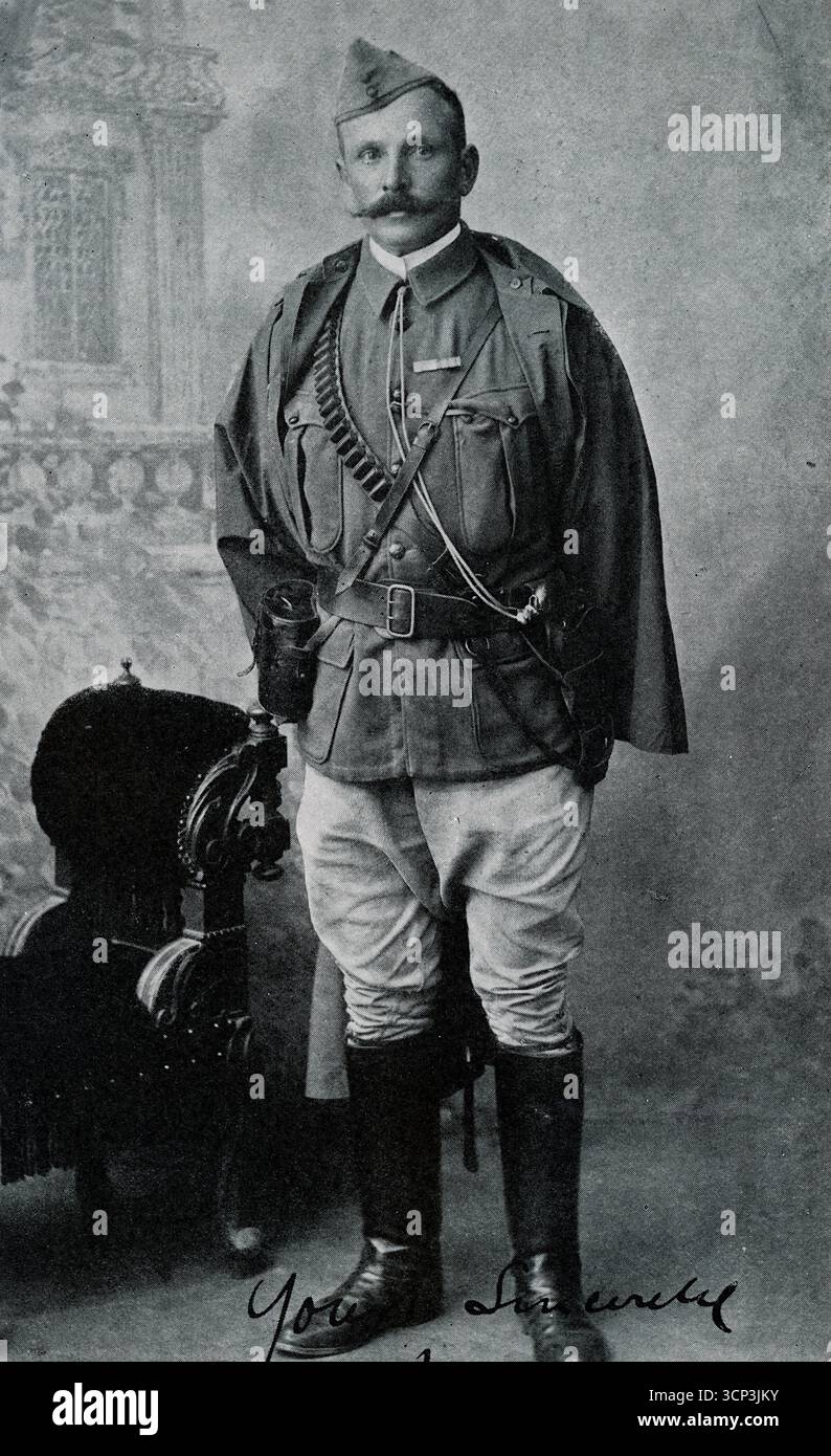 Portrait of Highlander Colonel Terry Laing, Commander of Lord Robert's ...