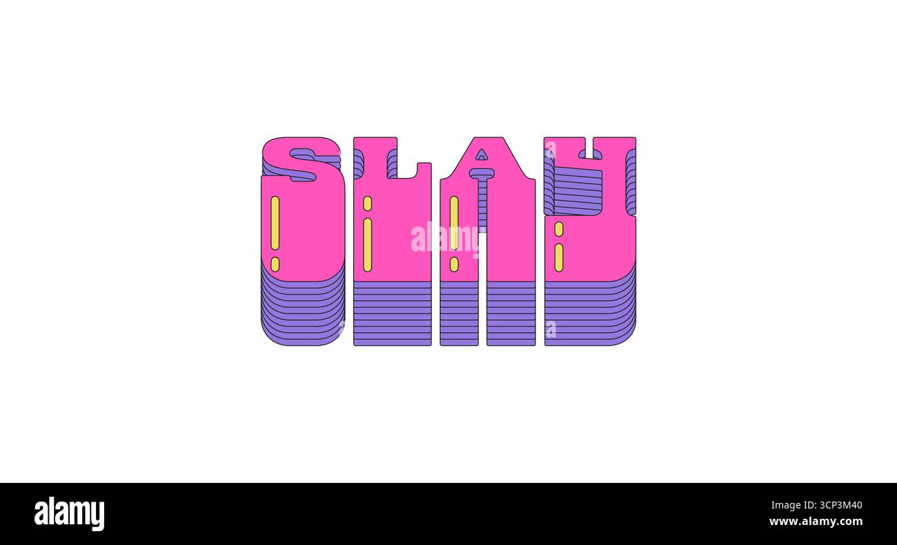 Slang typography Stock Vector Images - Alamy