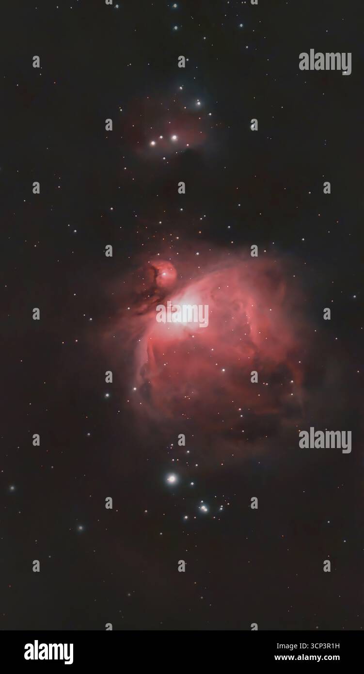M42 The Orion Nebula, a massive star-forming region and one of the ...