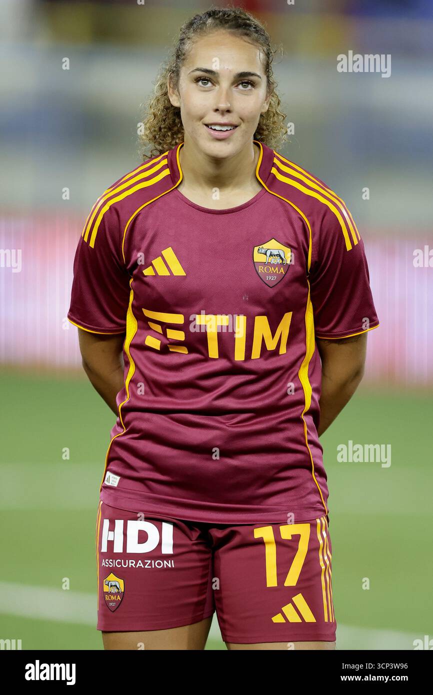 Roma's Swiss forward Alayah Pilgrim during the Serie A Final Four Women ...