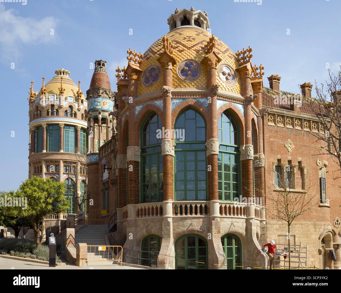 Barcelona: Old Hospital Sant Pau. Catalonia Stock Photo - Alamy