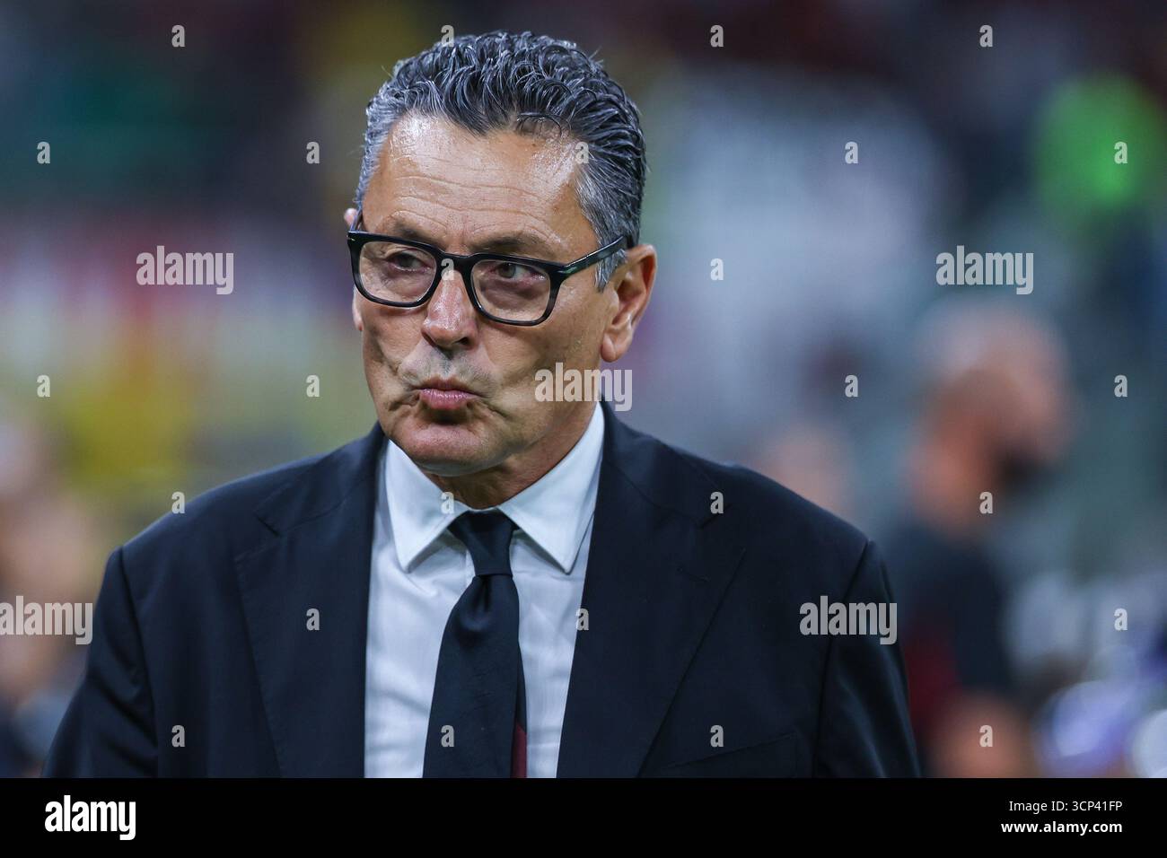 Marco Landucci Assistant Coach of AC Milan looks on during Coppa Italia ...