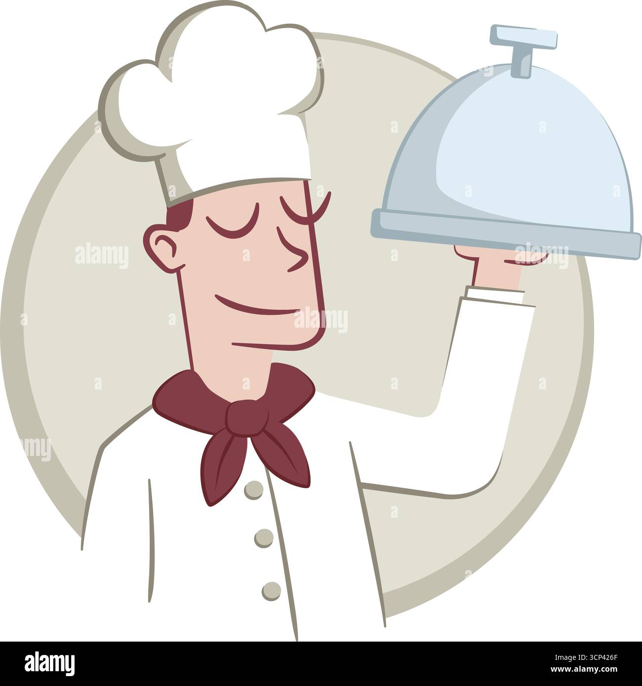 Young happy man covered Stock Vector Images - Alamy