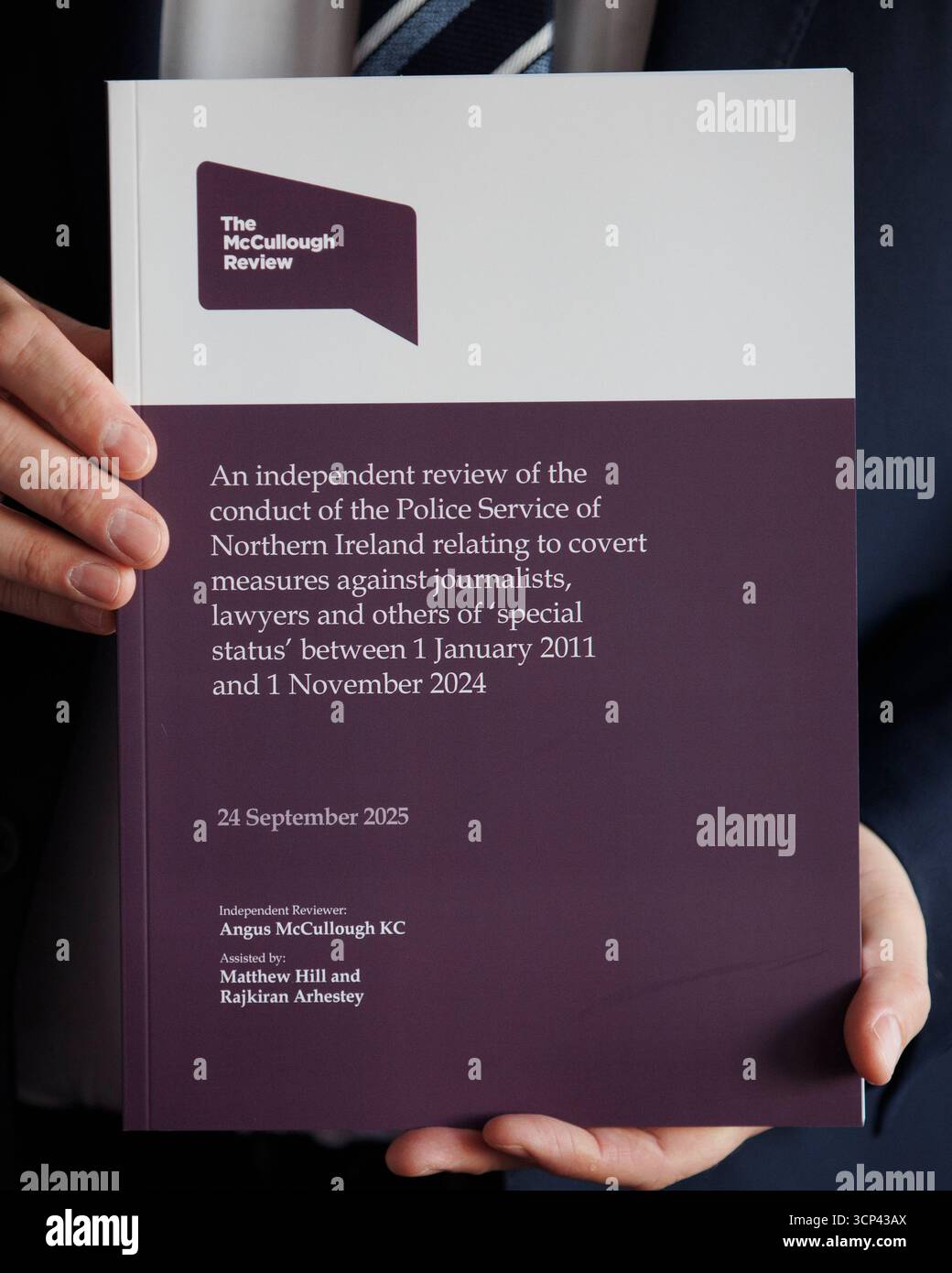 A view of the cover of the McCullough Review, an independent review of ...