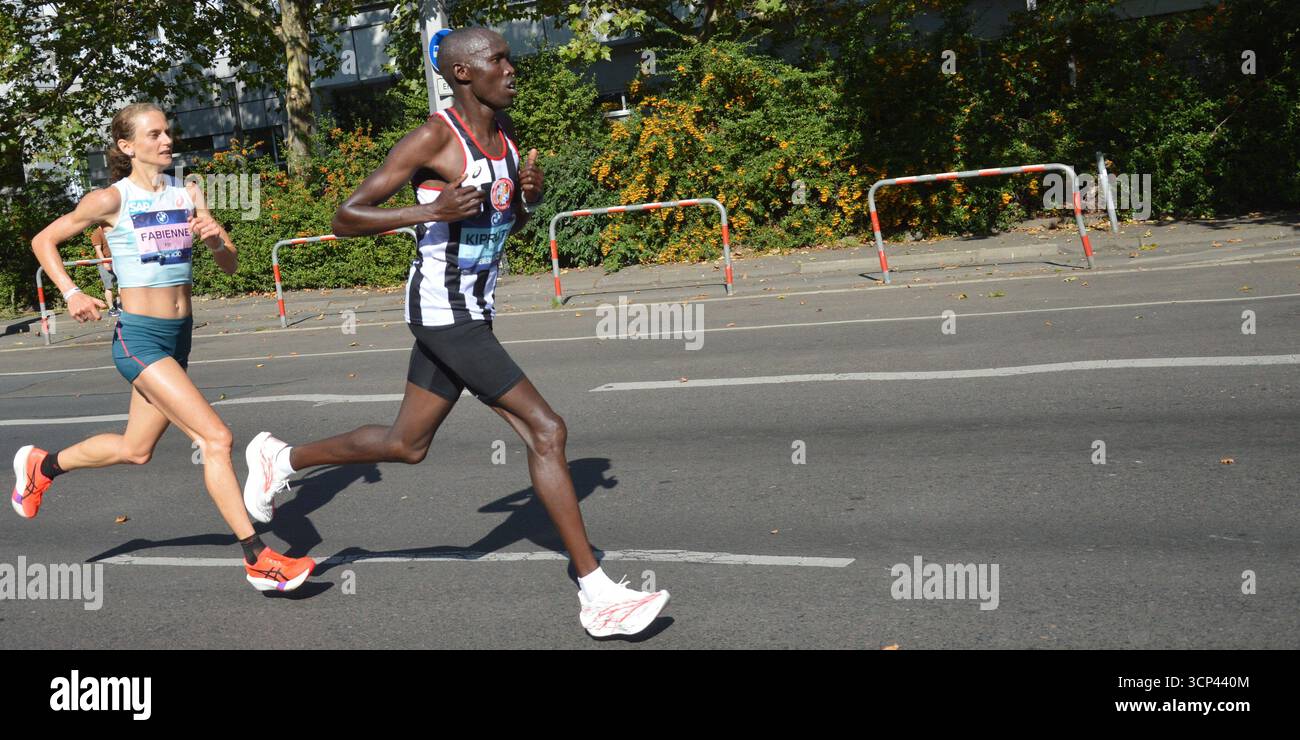 Berlin, Germany - September 21, 2025 - German marathon runner Fabienne ...