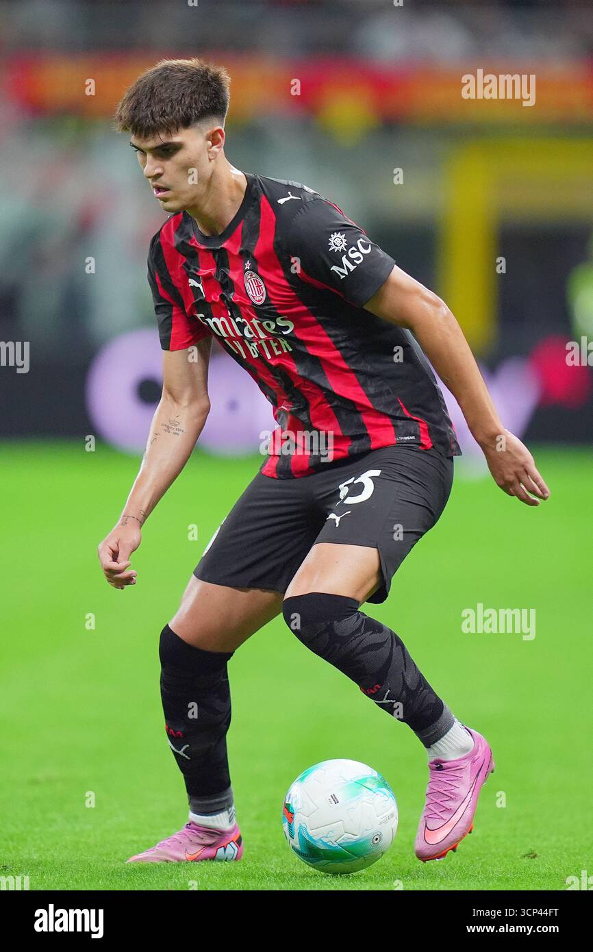 AC Milan's Davide Bartesaghi during the round of 32 Frecciarossa ...