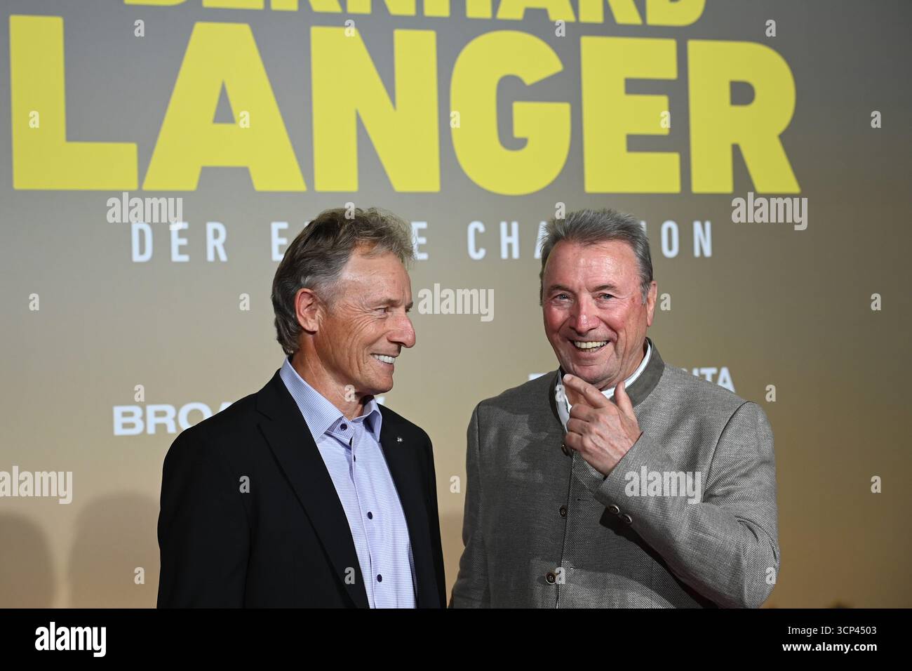 left to right Bernhard LANGER, golf professional, Erwin LANGER, brother ...