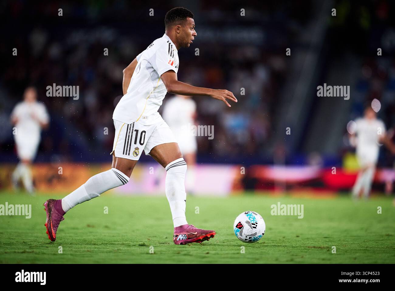 VALENCIA, SPAIN - SEPTEMBER 23: Kylian Mbappe of Real Madrid during the ...