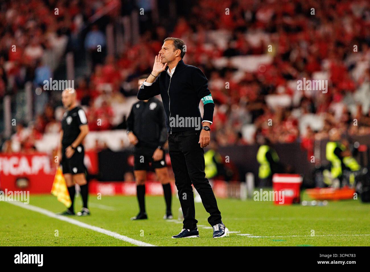 Sotiris Sylaidopoulos seen during Liga Portugal game between SL Benfica ...