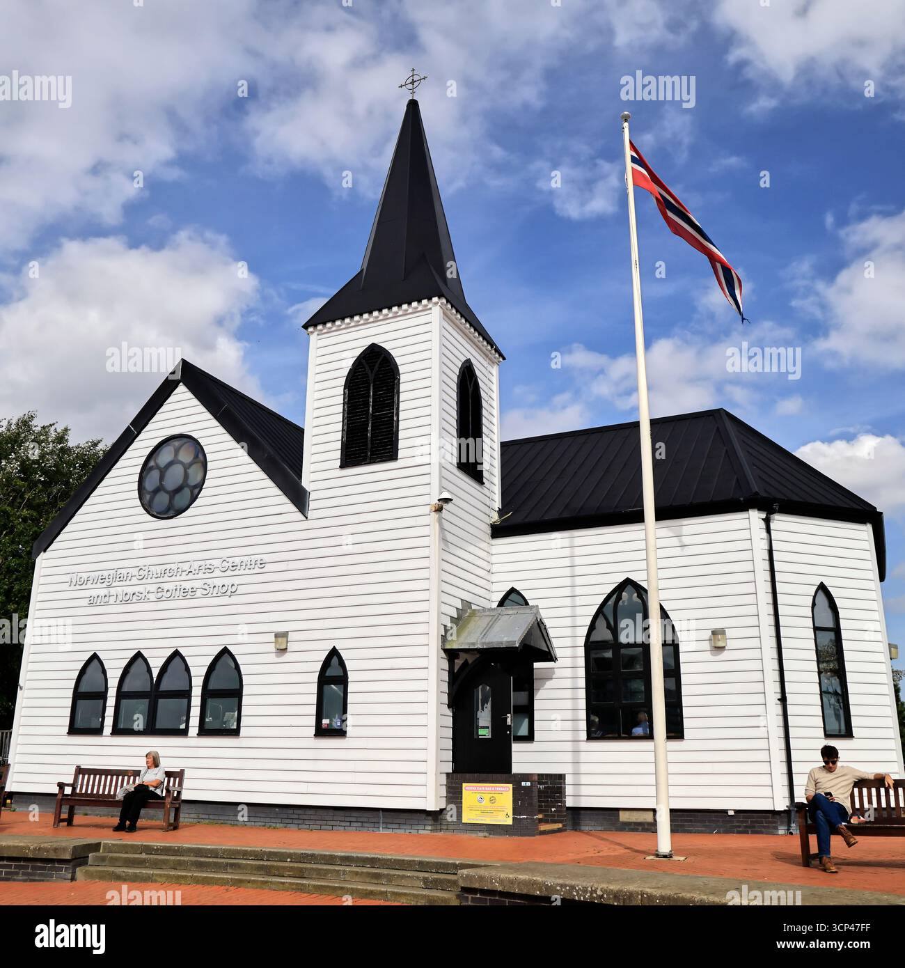 The Norwegian Church Cardiff Bay - now an arts centre and café. South ...