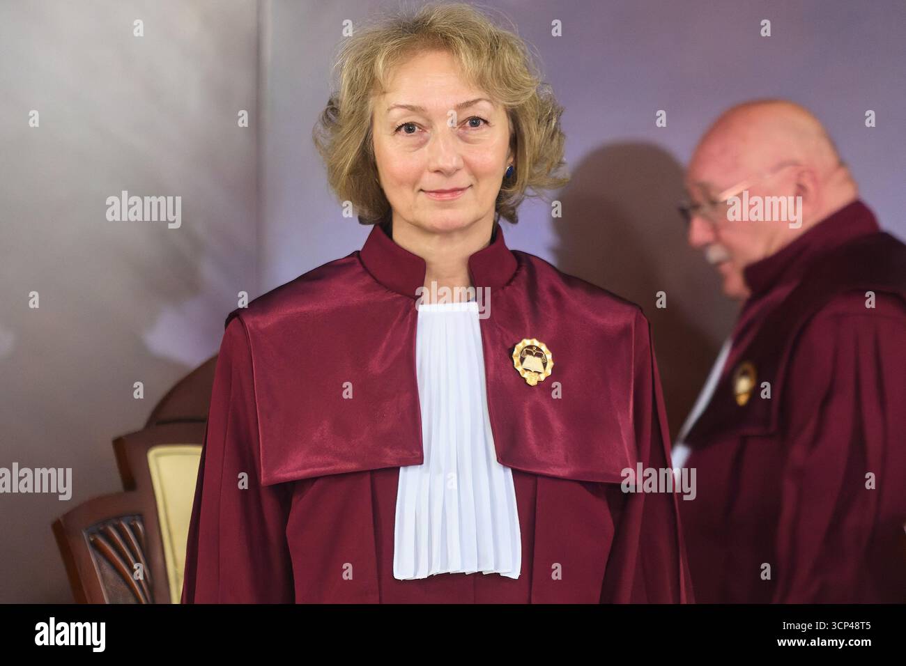 Bucharest, Romania. 24th Sep, 2025: President of the Constitutional ...
