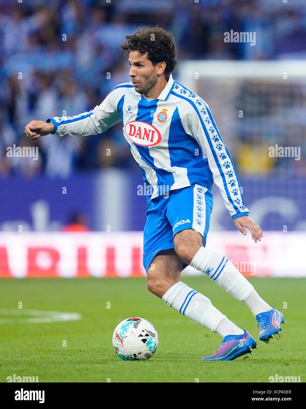 Leandro Cabrera of RCD Espanyol during the La Liga EA Sports match ...