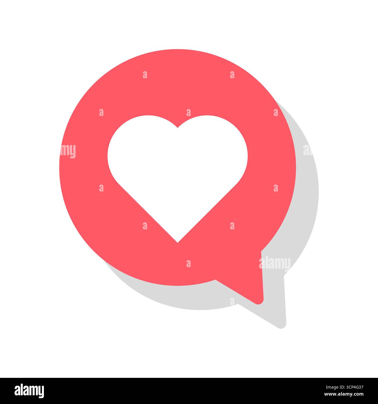 Heart symbol sign. Love feeling graphic. Social media reaction. Vector ...