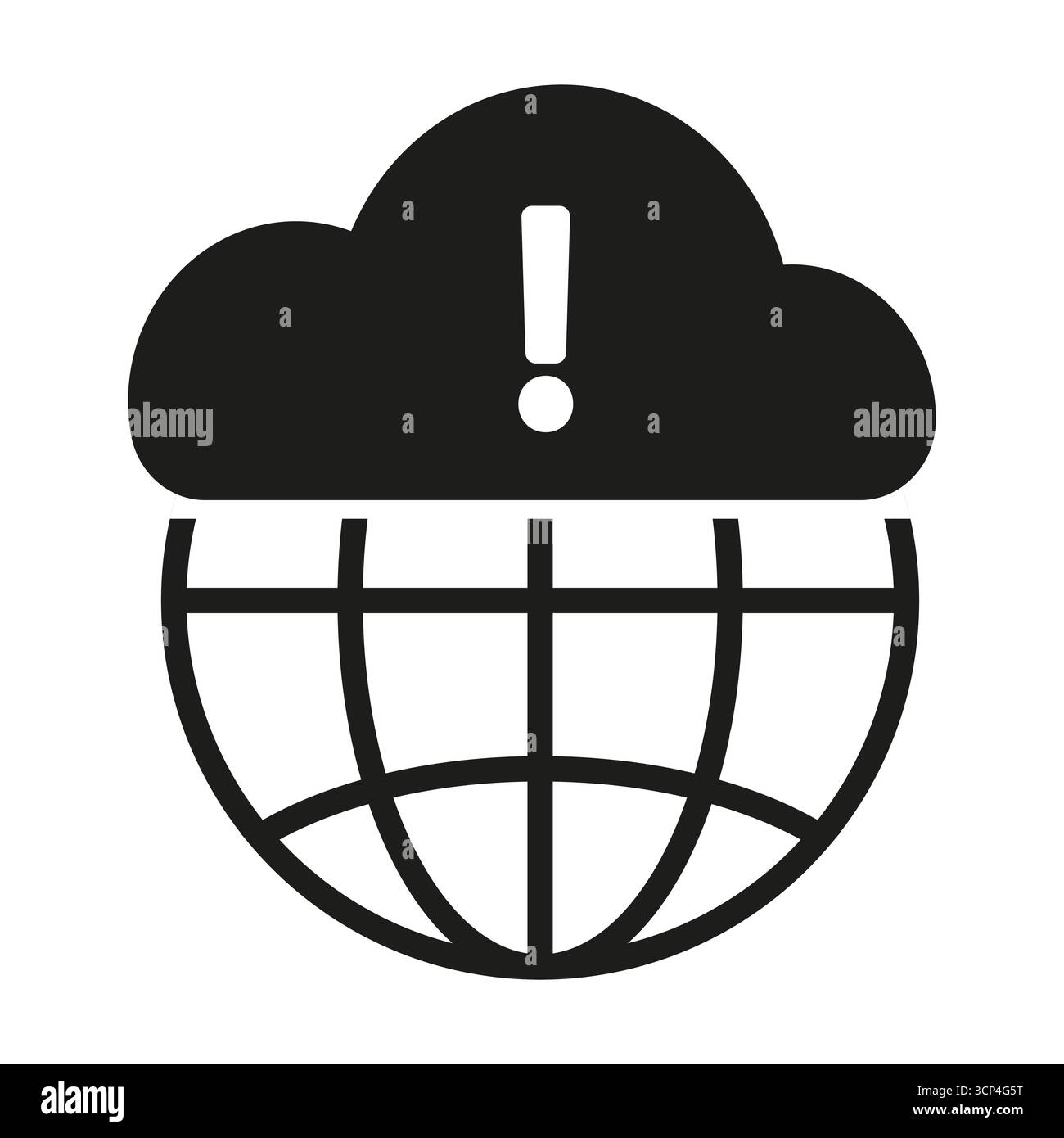 Global outage of network Stock Vector Images - Alamy
