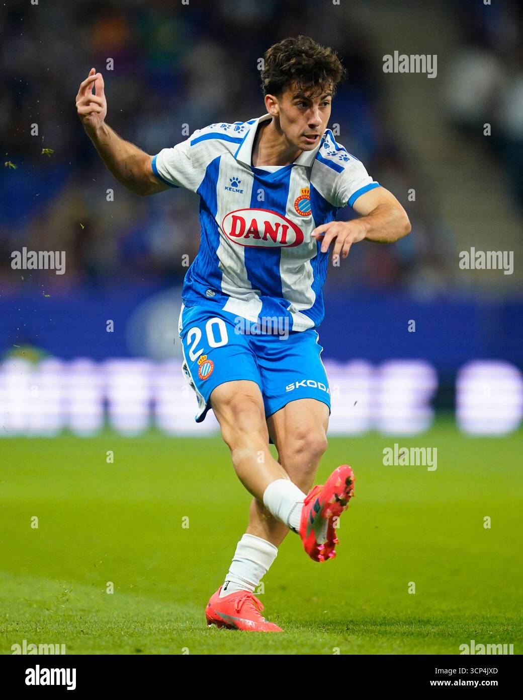 Antoniu Roca of RCD Espanyol during the La Liga EA Sports match between ...