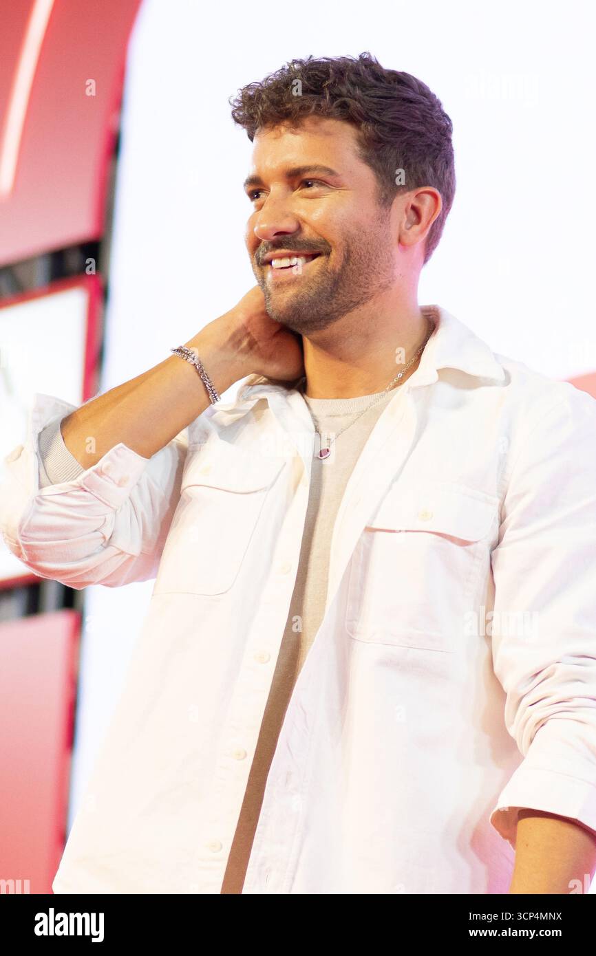 Pablo Alboran performs during the SMusic Festival concert at the Real Casa de Correos Stock ...