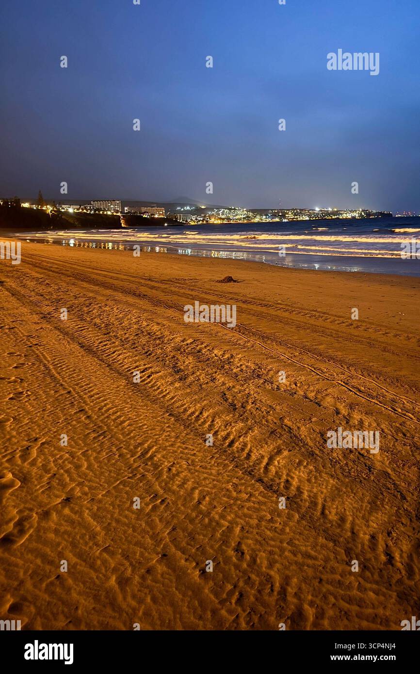 Beruehmter, beliebter Strand im Sueden von Gran Canaria und ein ...