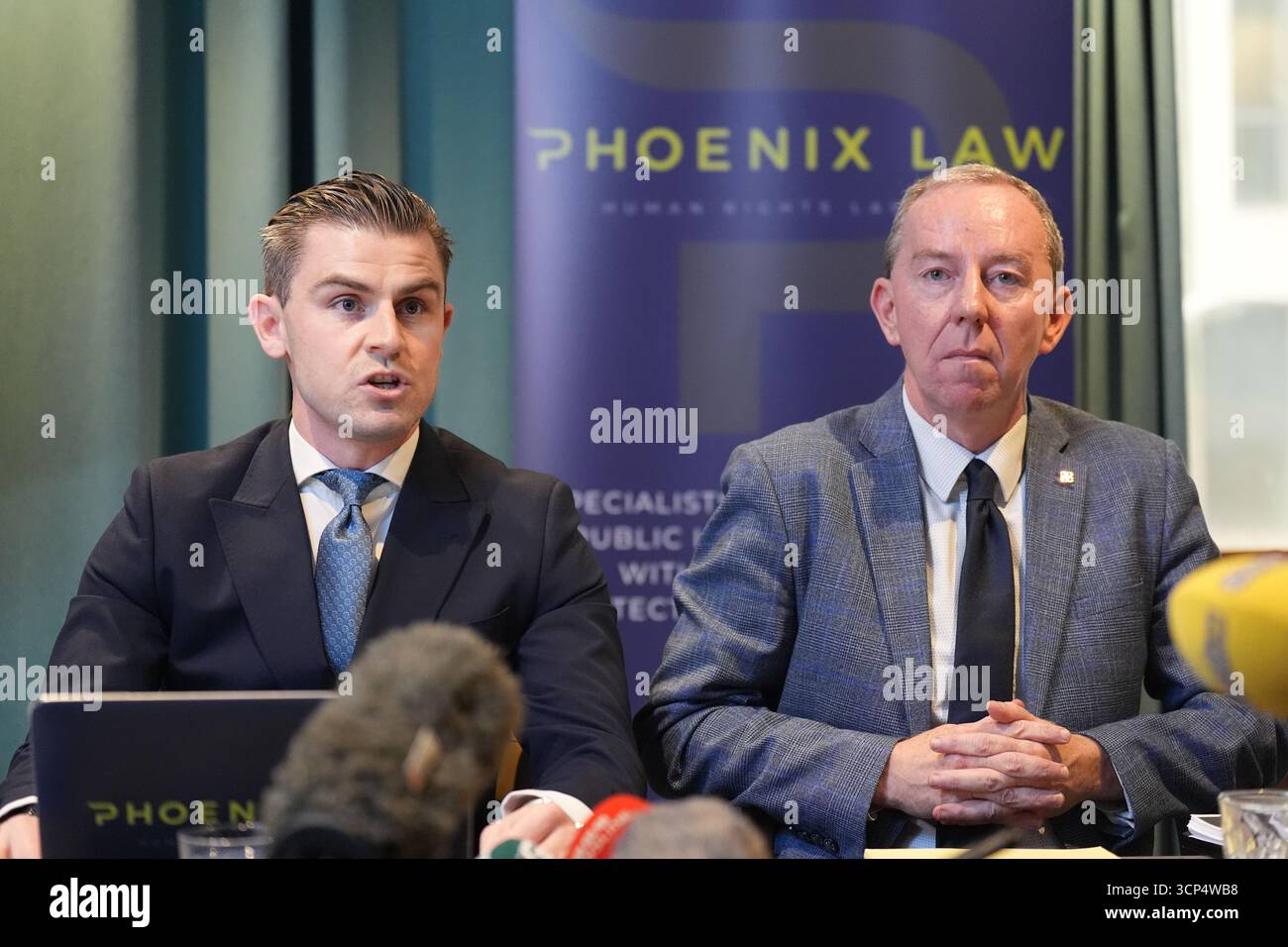 Solicitors Darragh Mackin (left) and Peter Corrigan of Phoenix Law ...