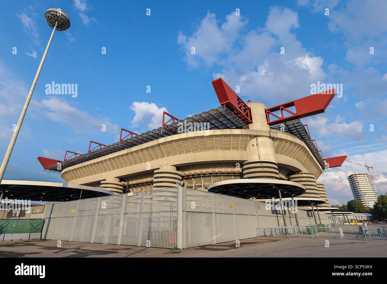 Exterior view of the stadium during Coppa Italia 2025/26 football match ...